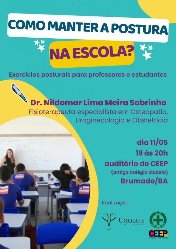CEEP de Brumado convida população para palestra - Sudoeste Na Mira