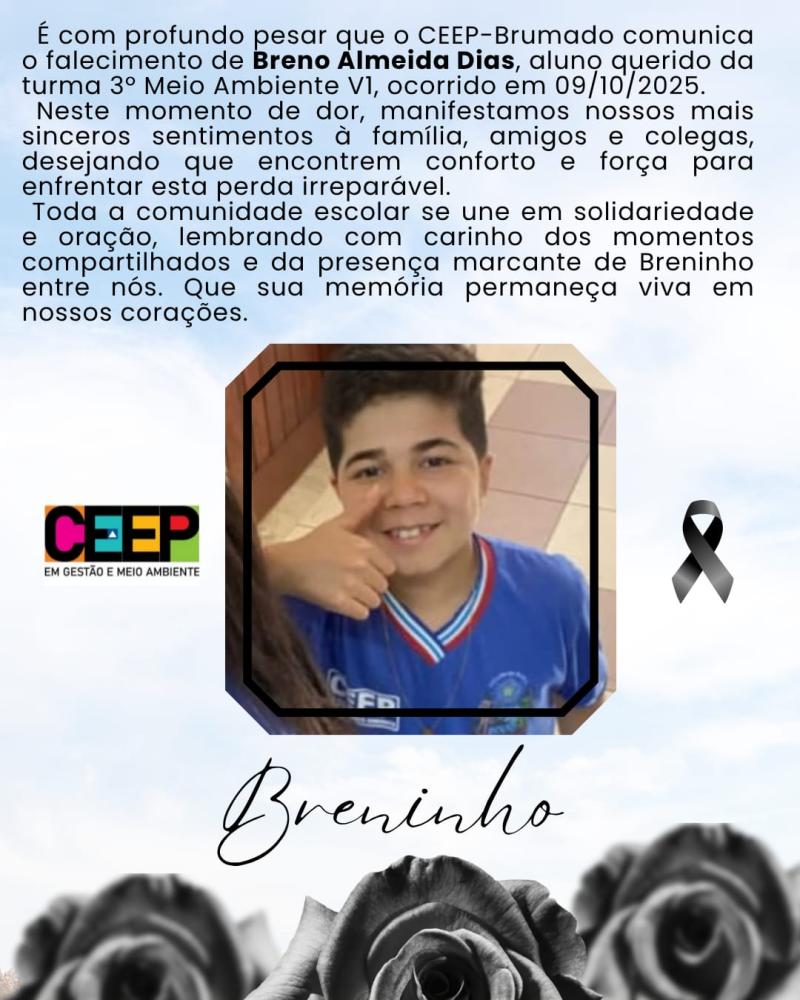 Aluno do CEEP-Brumado morre por não resistir tratamento - Sudoeste Na Mira